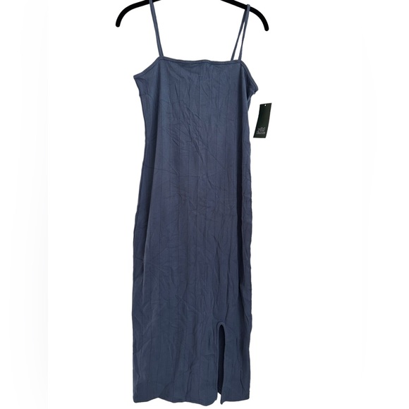 wild fable | Dresses | Nwt Dress With Front Slit Junior Size Fit Blue ...